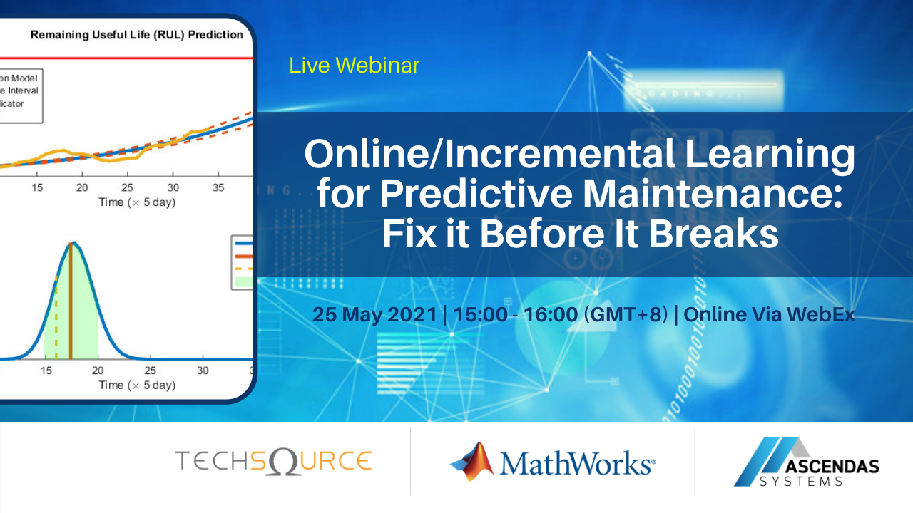 [Live Webinar] Online/Incremental Learning for Predictive Maintenance :Fix it Before It Breaks
